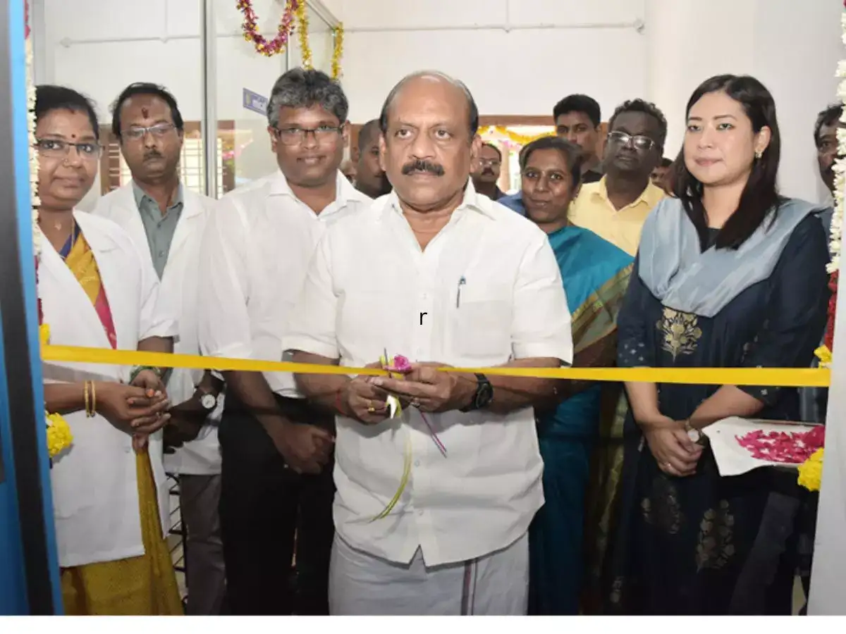 Tha Mo Anbarasan,ஆய்வகம் புதுப்பிப்பு: திறந்து வைத்த அமைச்சர் தா.மோ ...