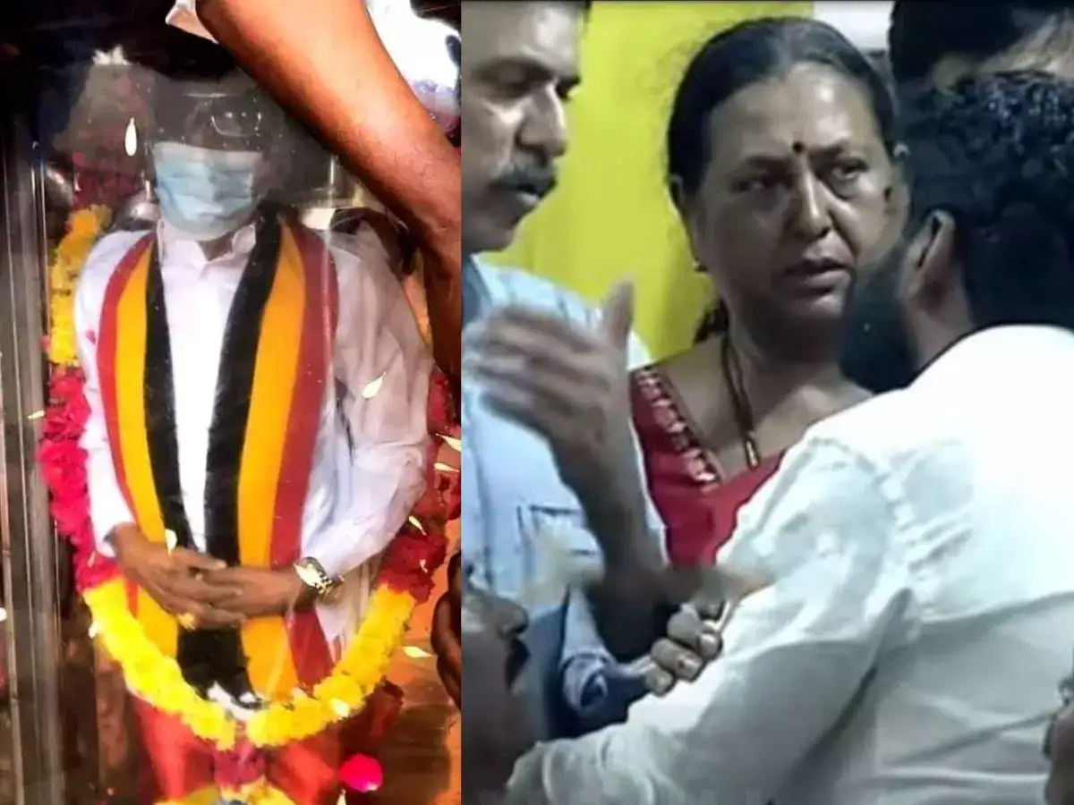 Vijayakanth Body Placed In Rajaji Hall For Public Tributes Annamalai ...
