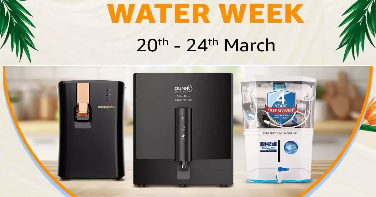 RO Water Purifier,Amazon के वॉटर वीक इवेंट में पाताल पहुंच गया इन Water Purifier का दाम, पीने के ...