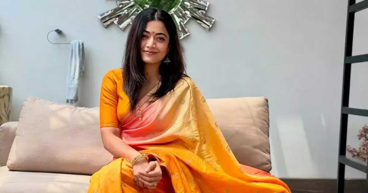 Rashmika Mandanna In Banarasi Silk Saree,29 की रश्मिका ने बनारसी साड़ी पहन दिखाई सुंदरता, पर ...