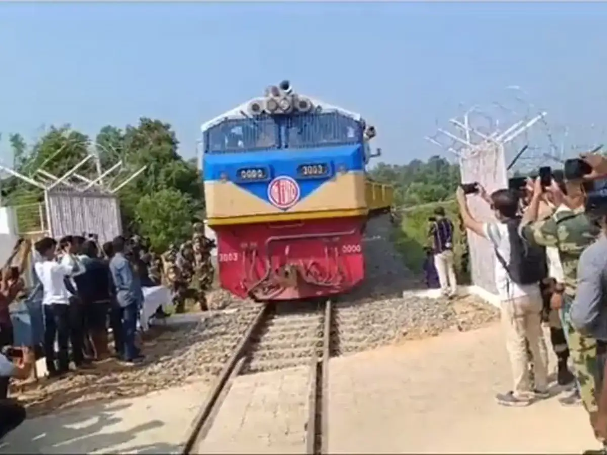 Agartala Akhaura Cross Border Rail Link Project இந்தியா - வங்கதேச ரயில் ...