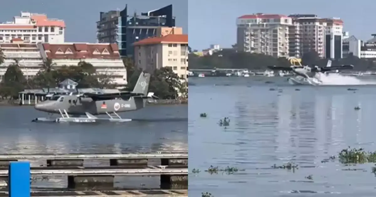 Kerala Seaplane Project News,സീപ്ലെയിൻ കൊച്ചിയിലെത്തി, ഇനി ...