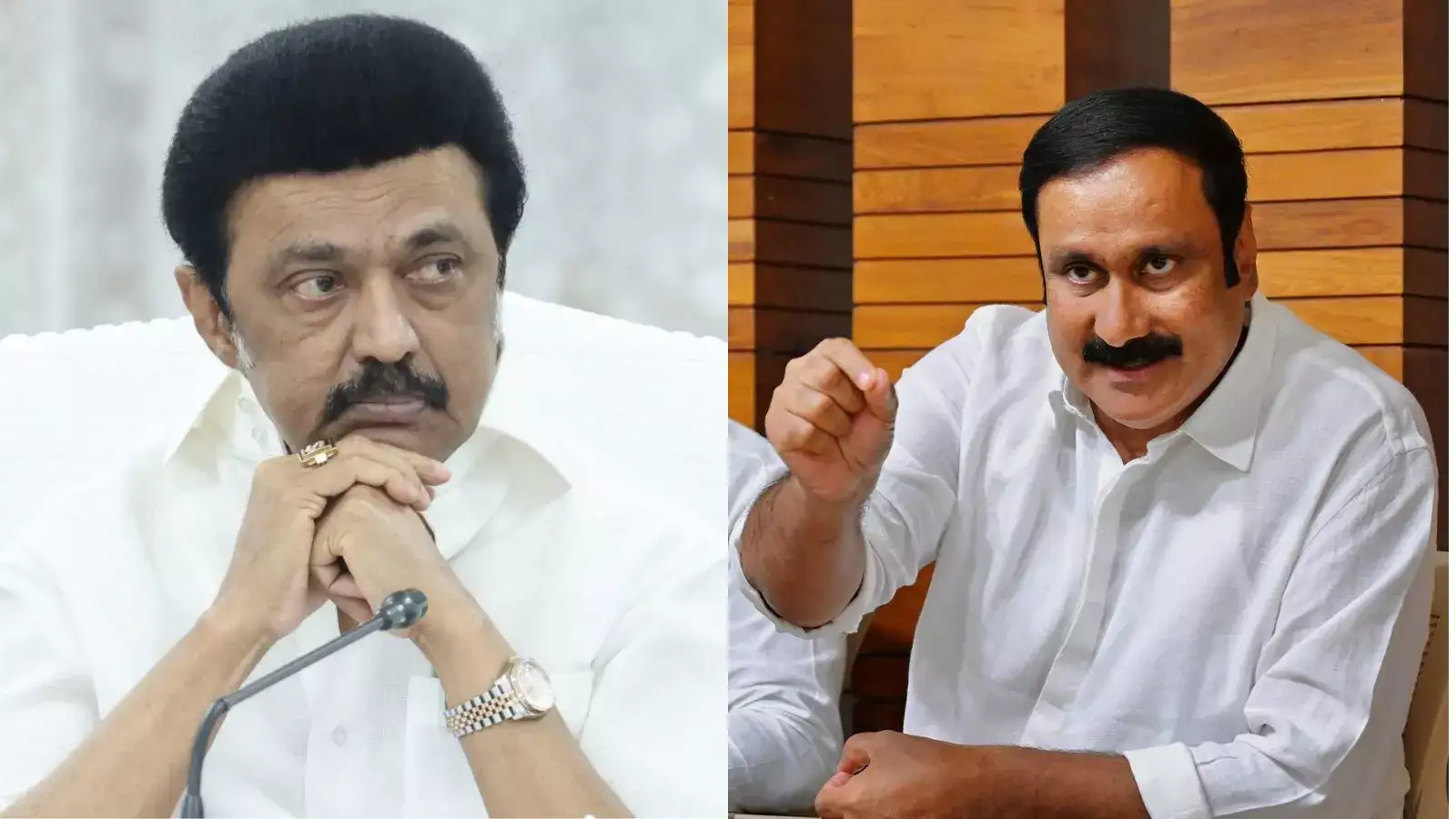 Anbumani Angry Against MK Stalin Regarding Speech Against Ramadoss ...