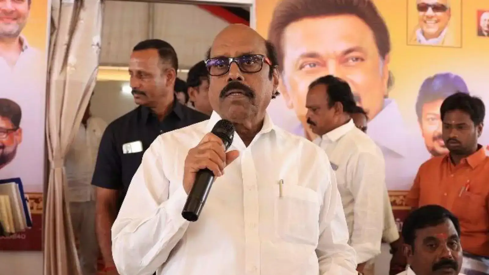 EV Velu Hope DMK will get AIADMK Votes in Vikravandi bypoll : அதிமுக ...