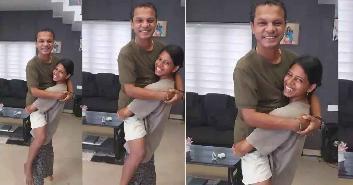 Dharmajan Bolgatty Daughter,അച്ഛനെ എടുത്ത് പൊക്കി താരപുത്രി; എന്റെ ...