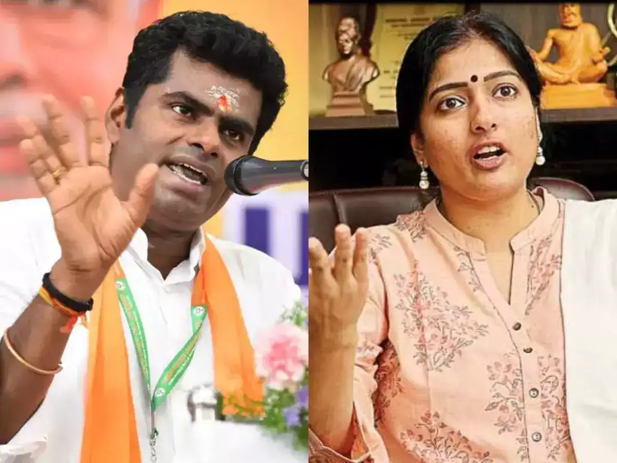 Actress Gayathri Raghuram Slams BJP Annamalai over sekar babu minister ...