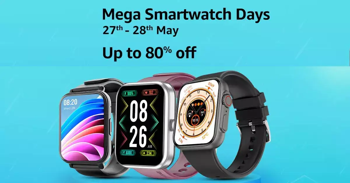 Mega Smartwatches Days: स्‍टाइलिश लुक वाली ये Smart watches मिल रही हैं 82% की जबरदस्‍त छूट पर ...