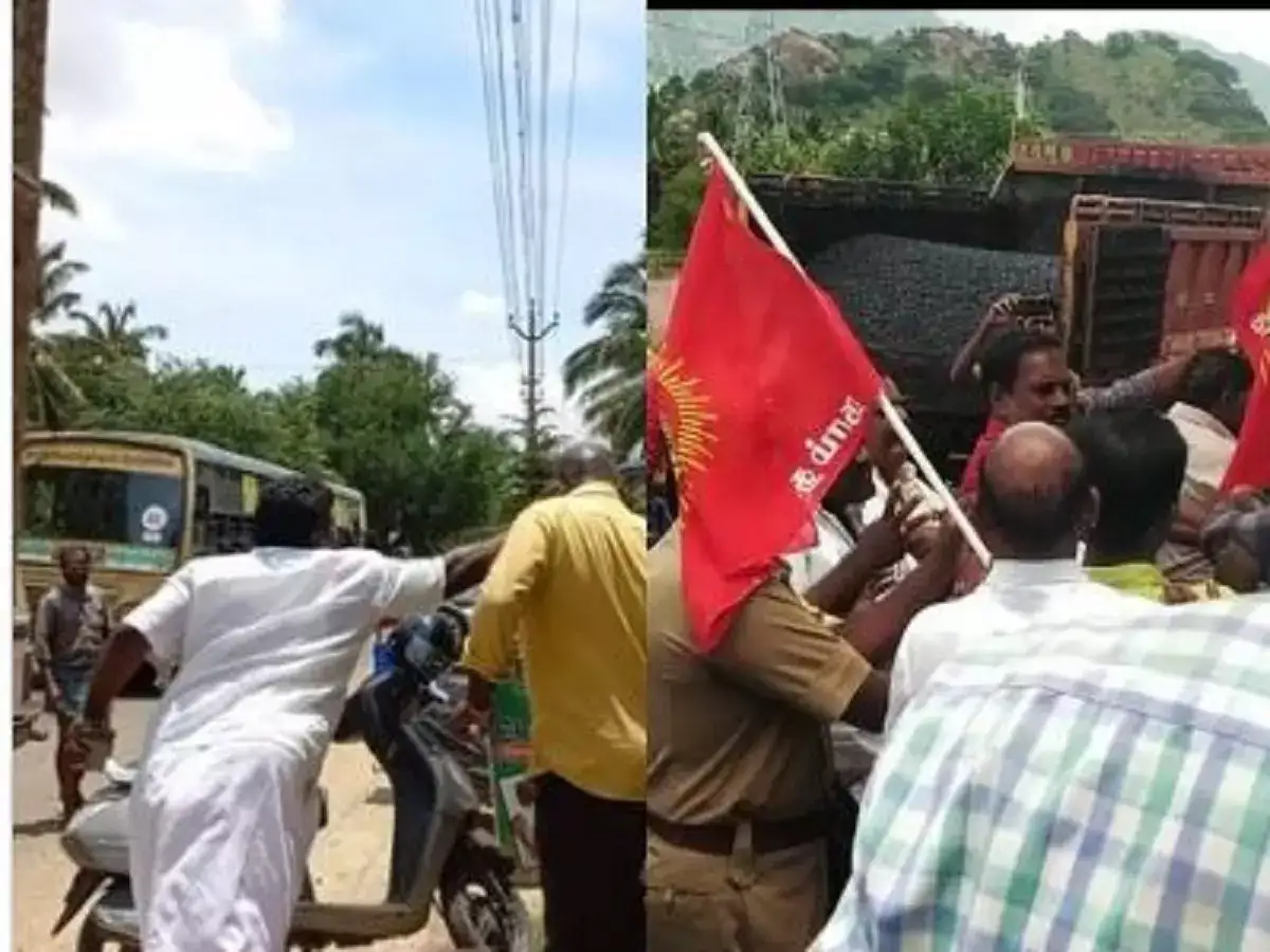 Seeman Party Attack,சாலை பணியில் தரம் இல்லை; தட்டிக்கேட்ட தம்பிகளை ஓட ...