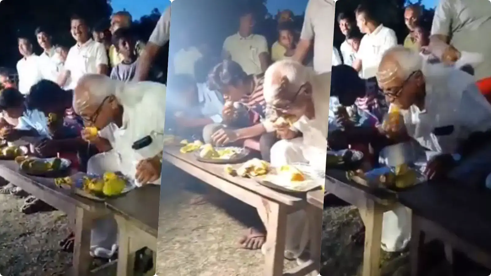 Mango Eating Competition,ओ तेरी! 5 मिनट में 32 आम खा गए 'पंडितजी ...