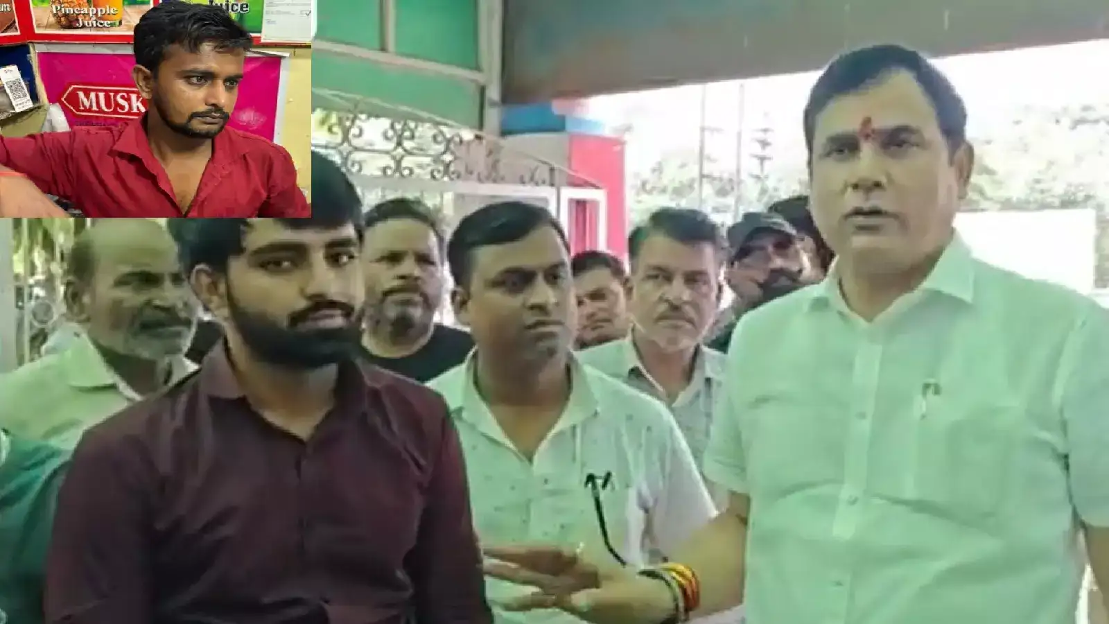 Nandkishor Gurjar Ghaziabad Juice Shop Spit Mixing,गाजियाबाद: जूस स्टॉल ...