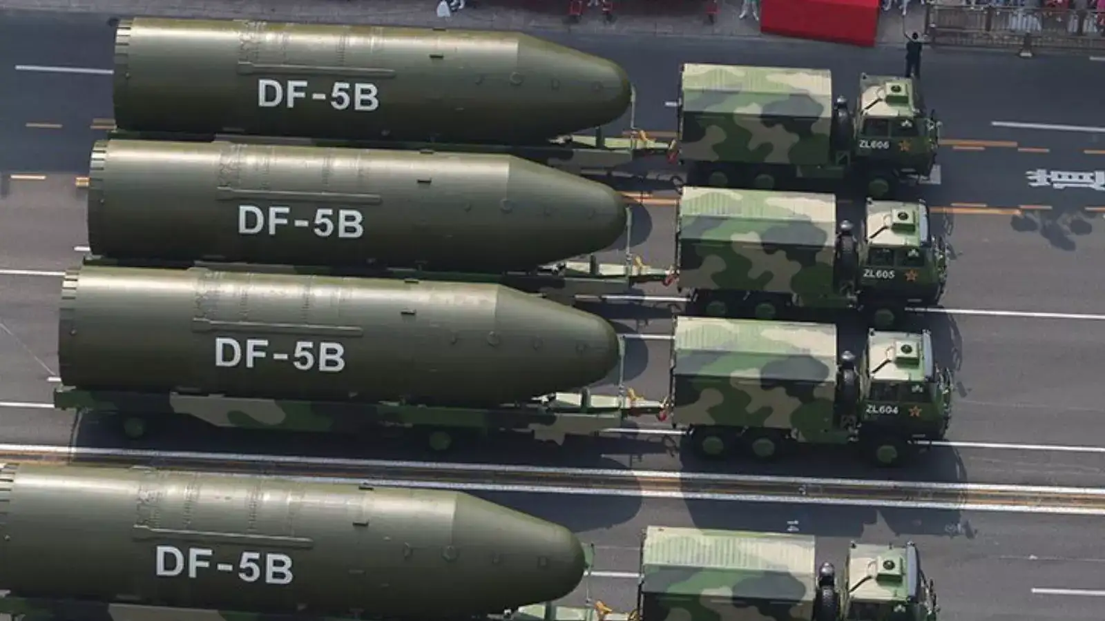 China Df-5b Nuclear Ballistic Missile America,चीन ने दिखाई अमेरिका किलर परमाणु बैलिस्टिक मिसाइल ...