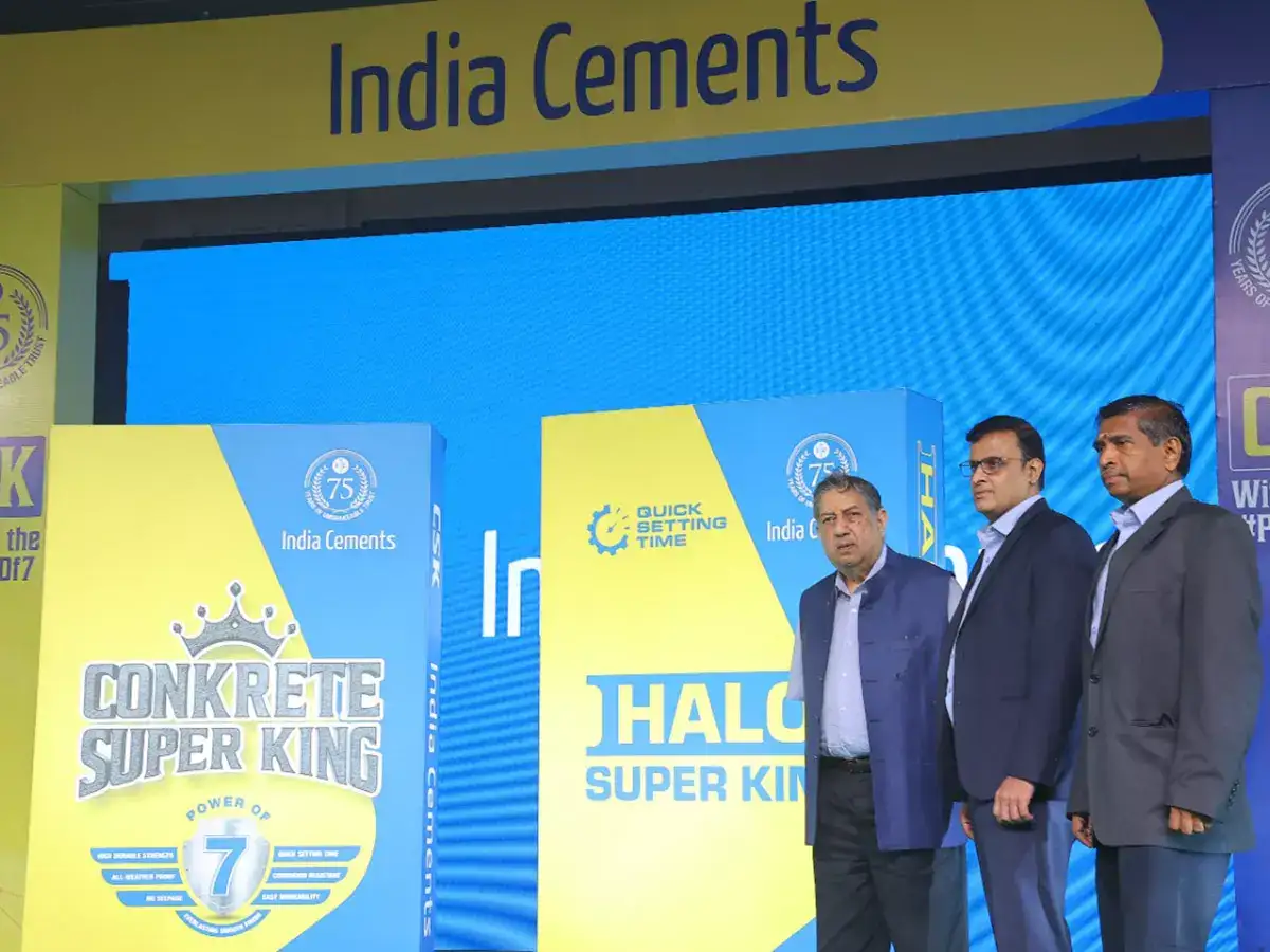Csk Cement,சூப்பர் கிங்ஸ் சிமெண்ட் வந்தாச்சு.. இந்தியா சிமெண்ட்ஸ் ...