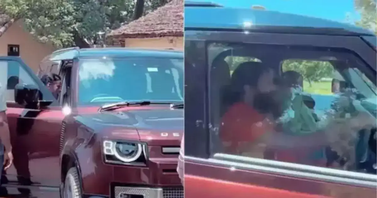 बाबा रामदेव ने दौड़ा दी लैंड रोवर डिफेंडर 130, लोग बोले - योग गुरु बने ...