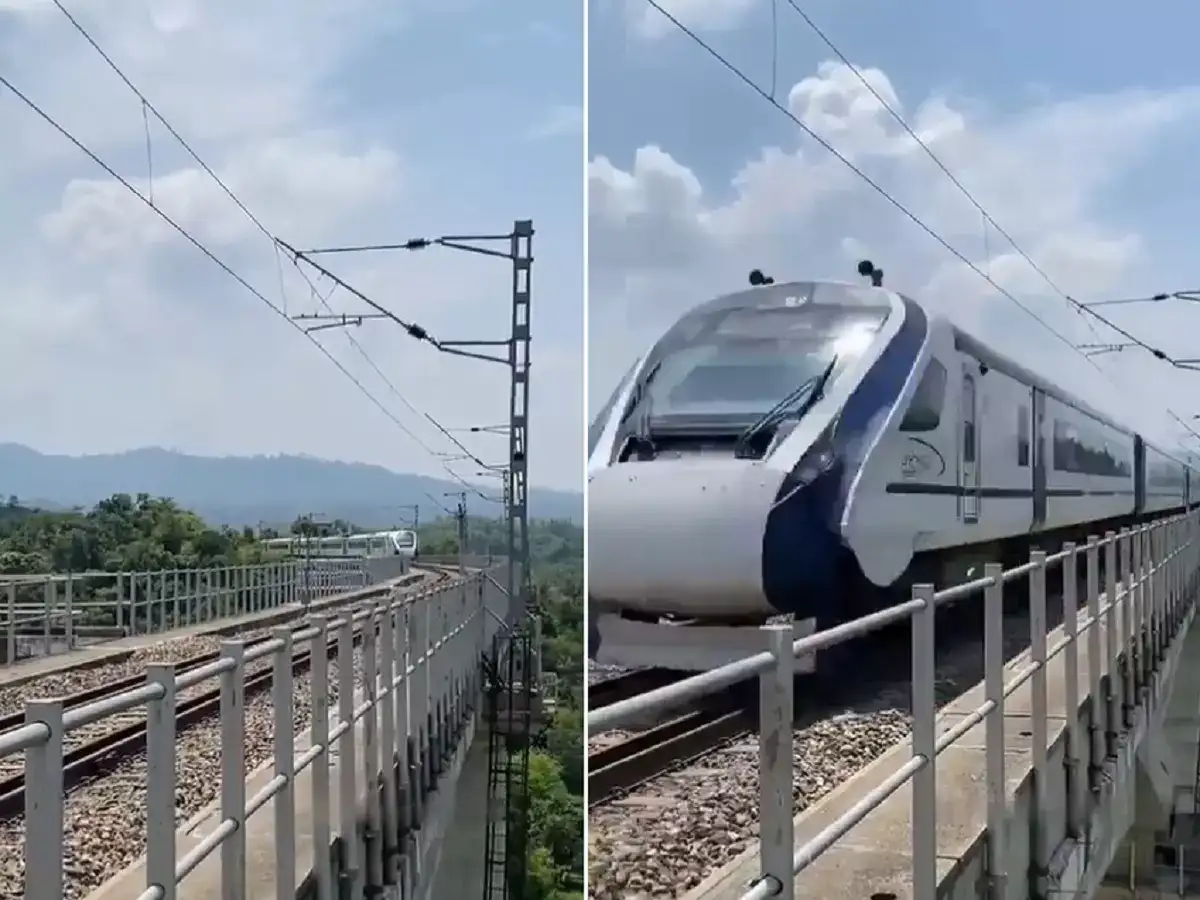 Vande Bharat Express Video,వీడియో: హైదరాబాద్ దూసుకొస్తున్న వందే భారత్ ...