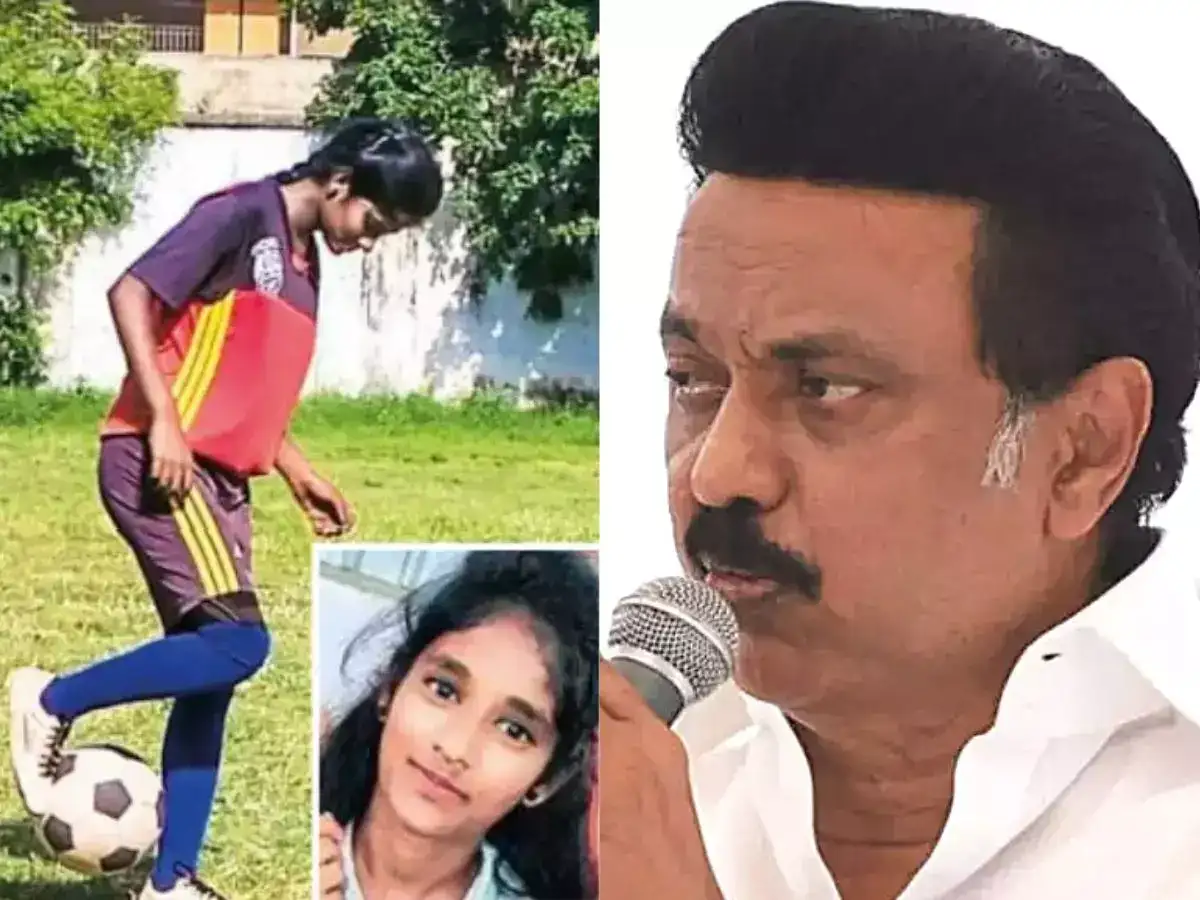 Football Player Priya,கால்பந்து வீராங்கனை பிரியா வீட்டில் முதல்வர் ...