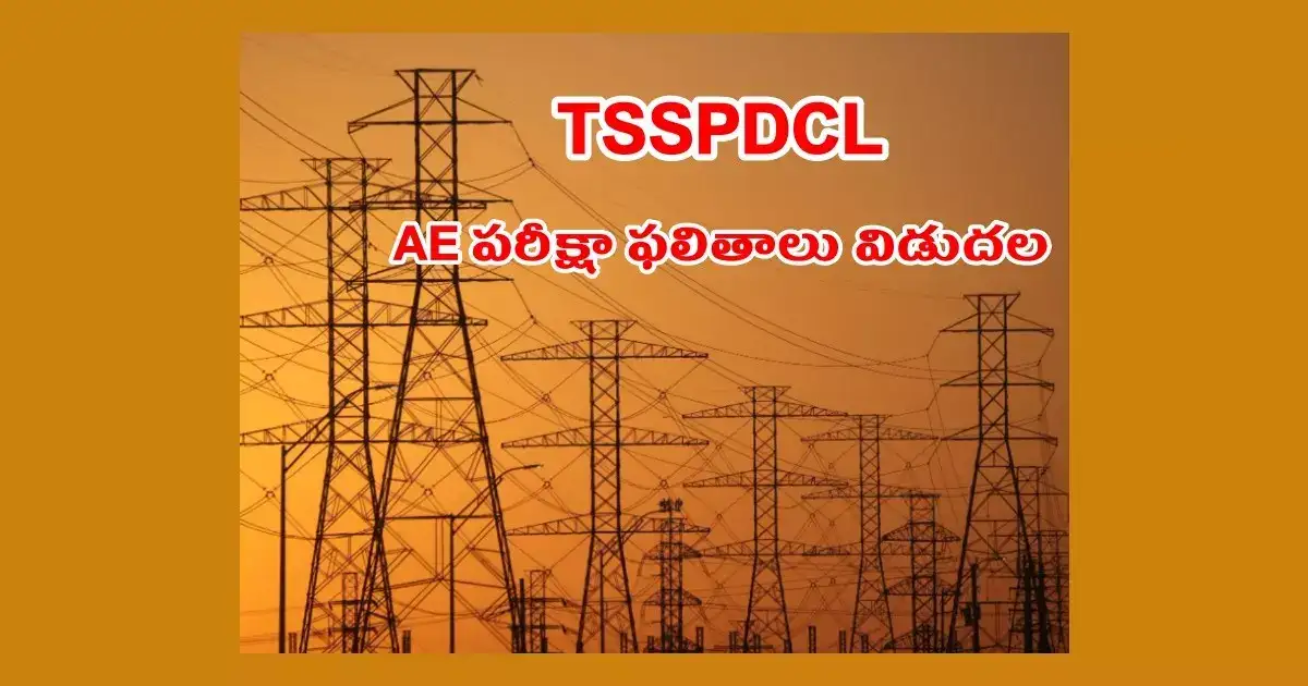TSSPDCL AE Results 2023 : తెలంగాణ అసిస్టెంట్‌ ఇంజినీర్‌ AE పరీక్షా ...