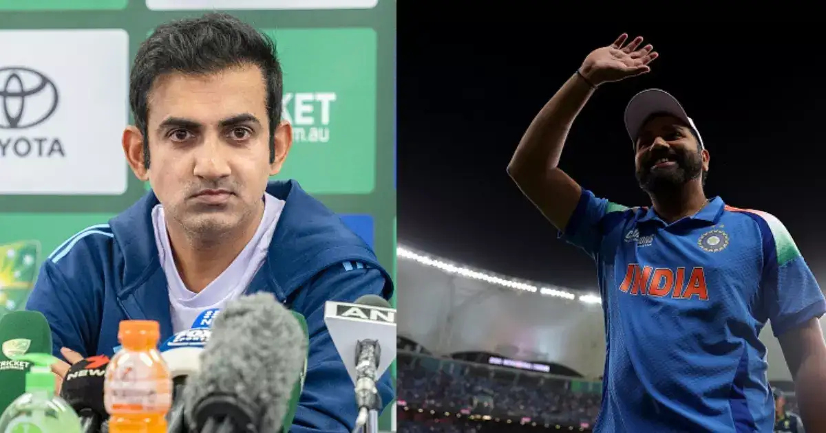 Gambhir Shuts Down Rohit Sharma Retirement Rumors,रोहितच्या निवृत्तीबद्दल विचारताच गंभीरने दिले ...