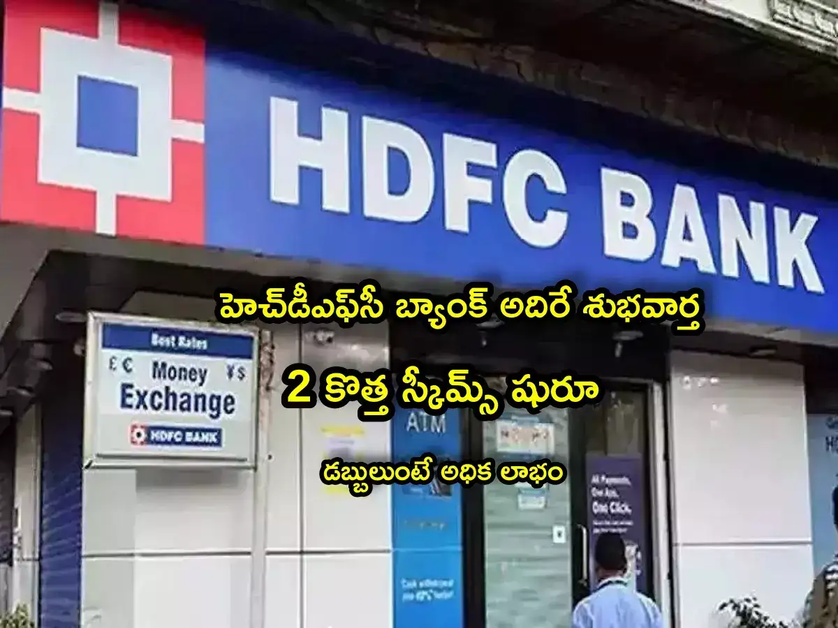 Fixed Deposits,HDFC Bank: హెచ్‌డీఎఫ్‌సీ బ్యాంక్ 2 కొత్త స్కీమ్స్.. కస్టమర్లకు అధిక లాభం.. ఆఫర్ ...