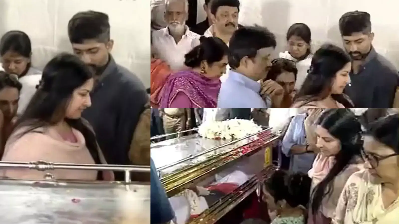 Vijay Wife Sangeetha Personally Paid Tribute To Murasoli Selvam In ...