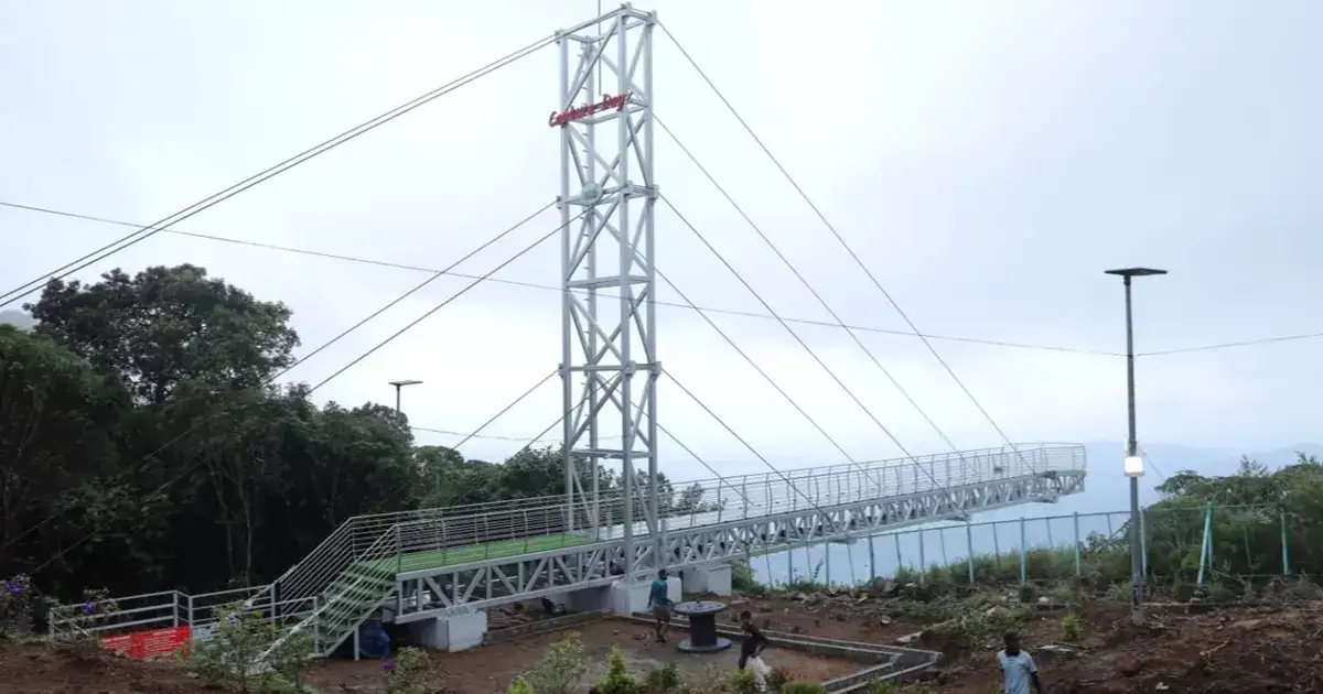 Glass Bridge Vagamon Idukki,വാഗമൺ വിളിക്കുന്നു, സാഹസികരെ ഇതിലേ.. മഞ്ഞും ...