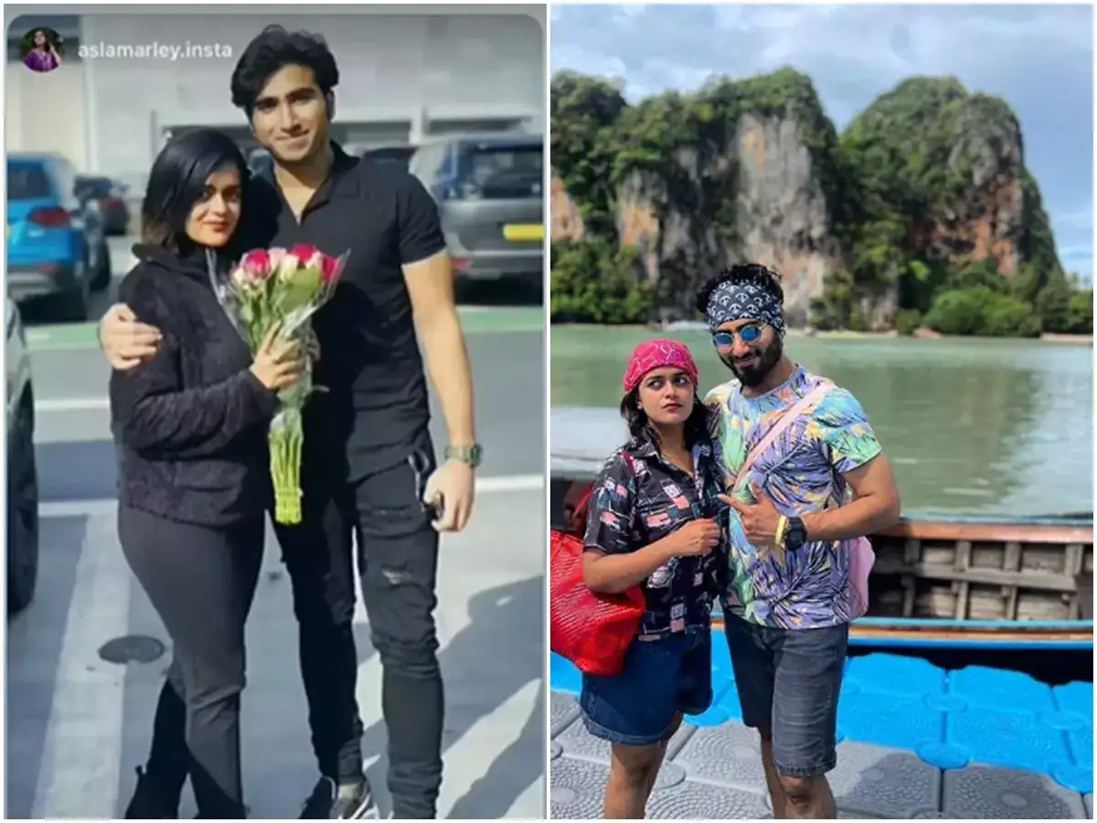 Actress Asla Marley Met Her Husband After Long Break - സന്തോഷവും ...