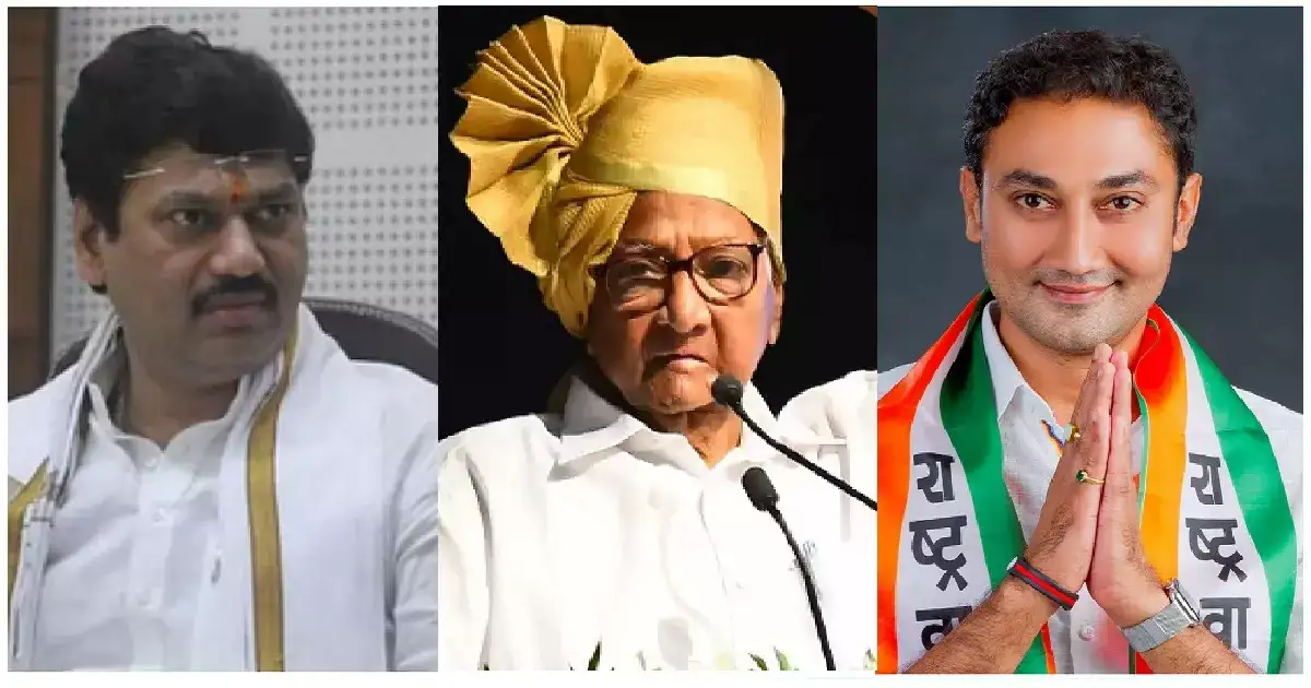 Sharad Pawar Rally in Beed 1000 Vehicles Departed From Dhananjay Munde ...