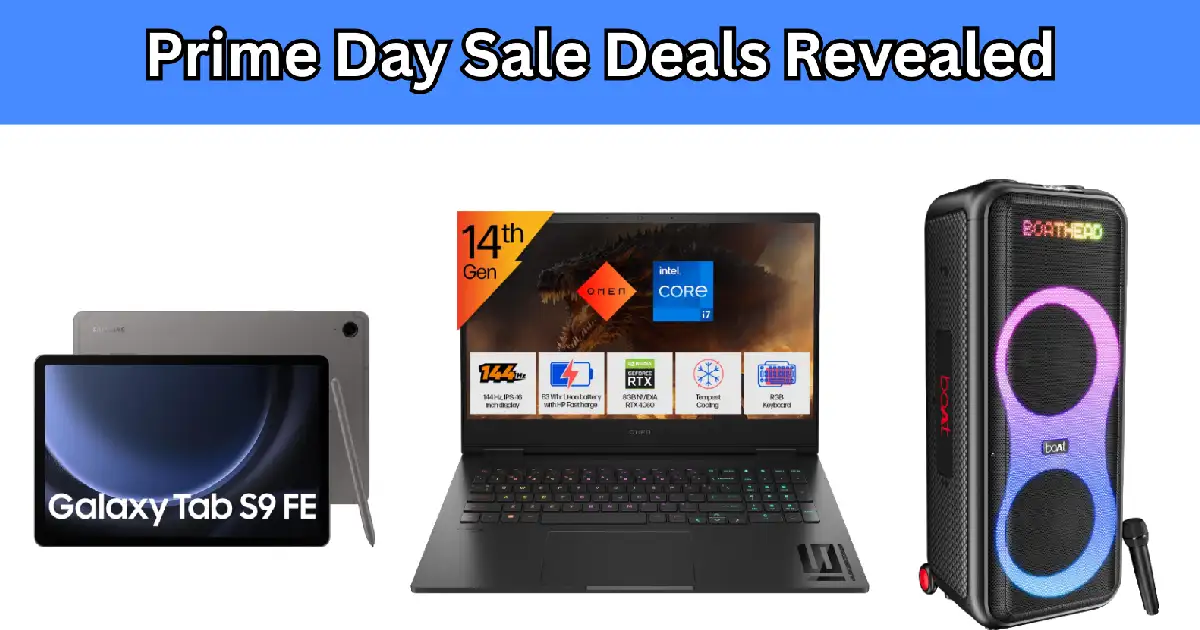 Amazon Prime Day Sale 2025 Offers,Laptop, Tablet और Speakers जैसे बेस्ट ...
