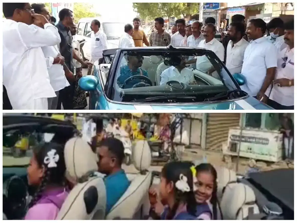 Dharmavaram Mla School Students,స్కూల్ పిల్లల్ని కారులో తీసుకెళ్లిన ...