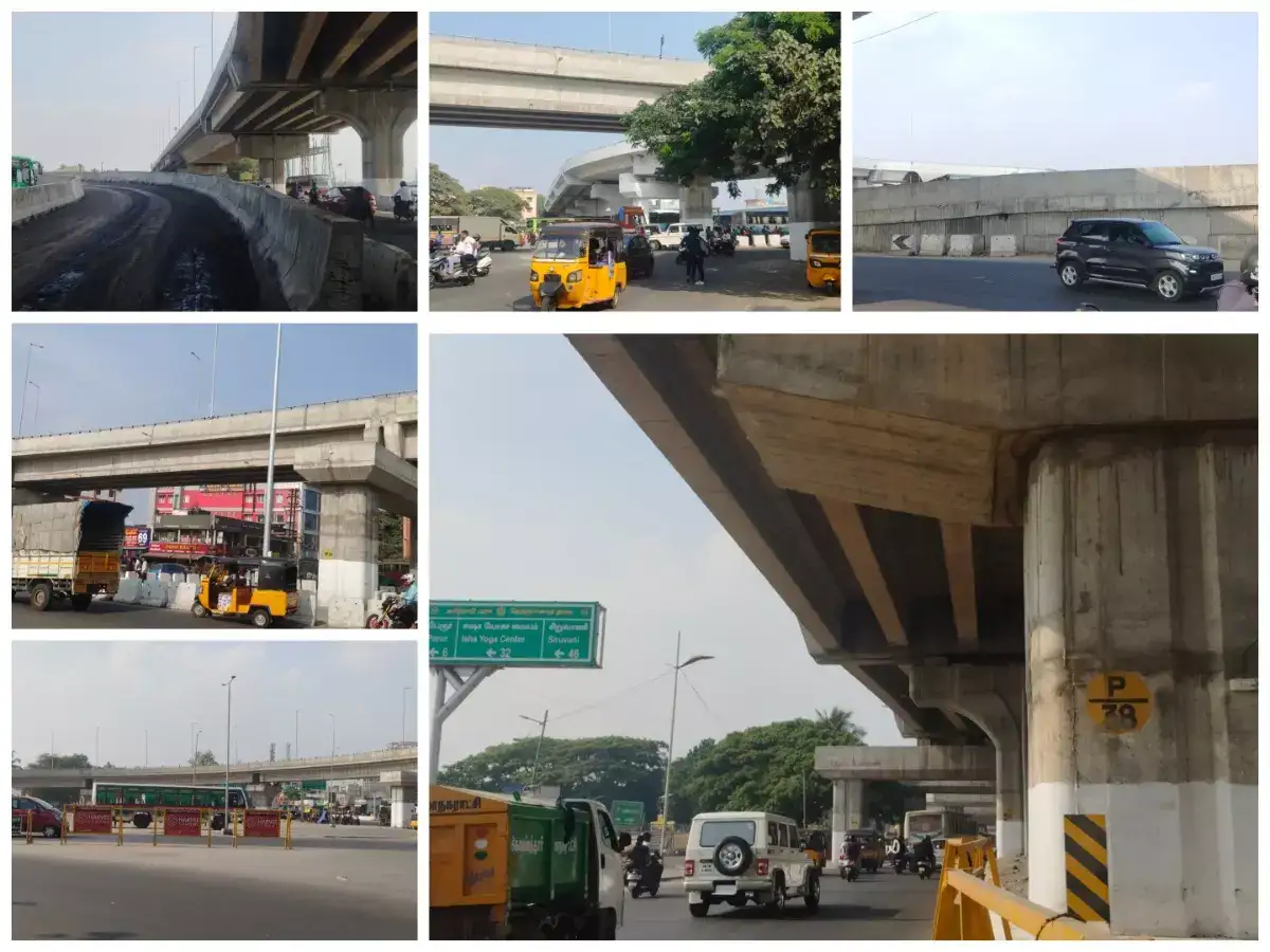 coimbatore ukkadam flyover photos gone viral on social media: சமூக ...