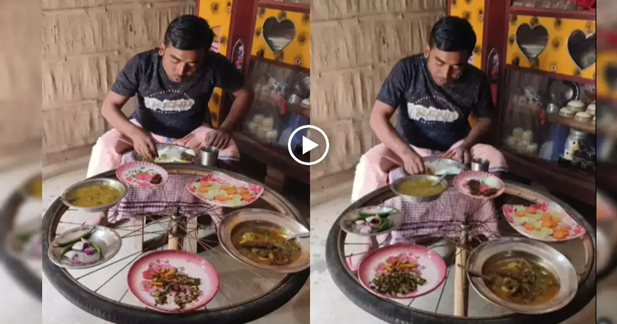 Desi Jugaad Cycle Tyre Dining Table Cideo,इसे कहते हैं 1 नंबर 'देसी ...