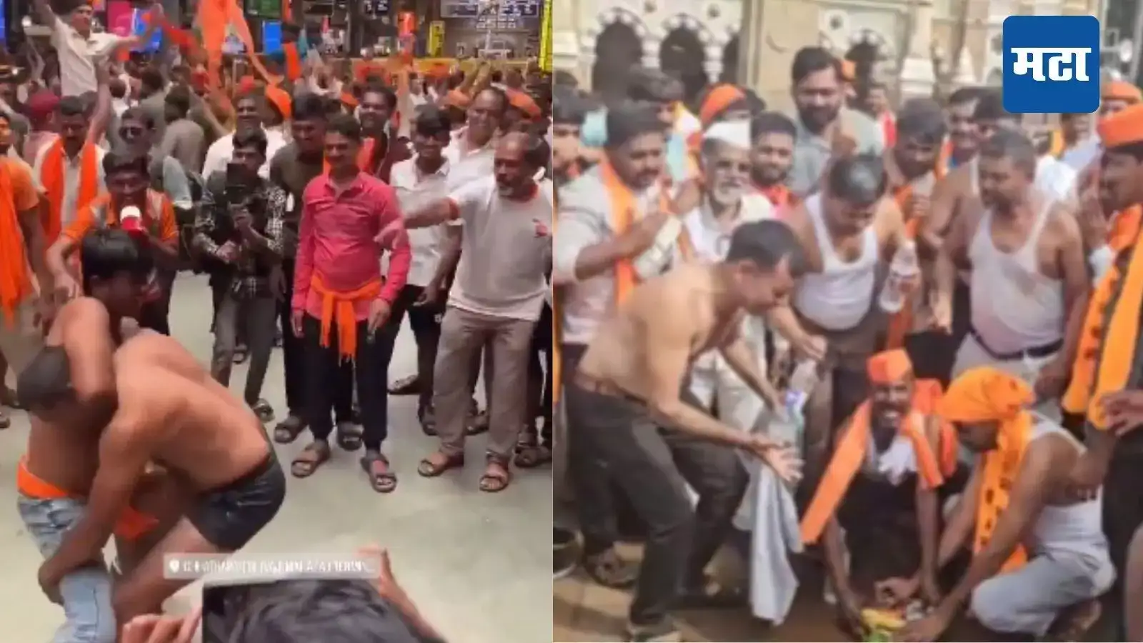 Manoj Jarange Patil Maratha Reservation Andolan at Azad Maidan Coordinator Gangadhar Kalkute ...