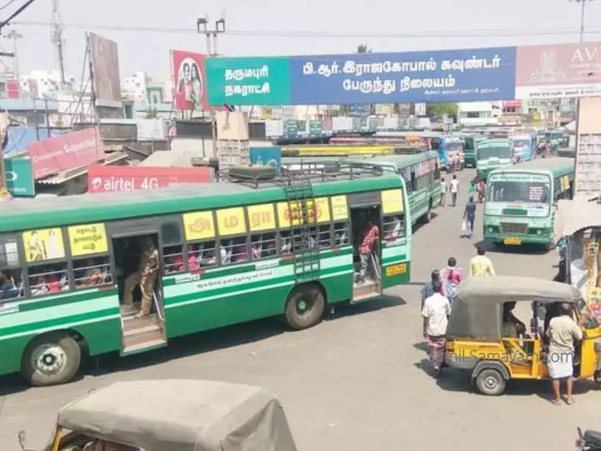 Dharmapuri Bus Stand,பேருந்தில் குழந்தையை போட்டுவிட்டு சென்ற இளம்பெண் ...