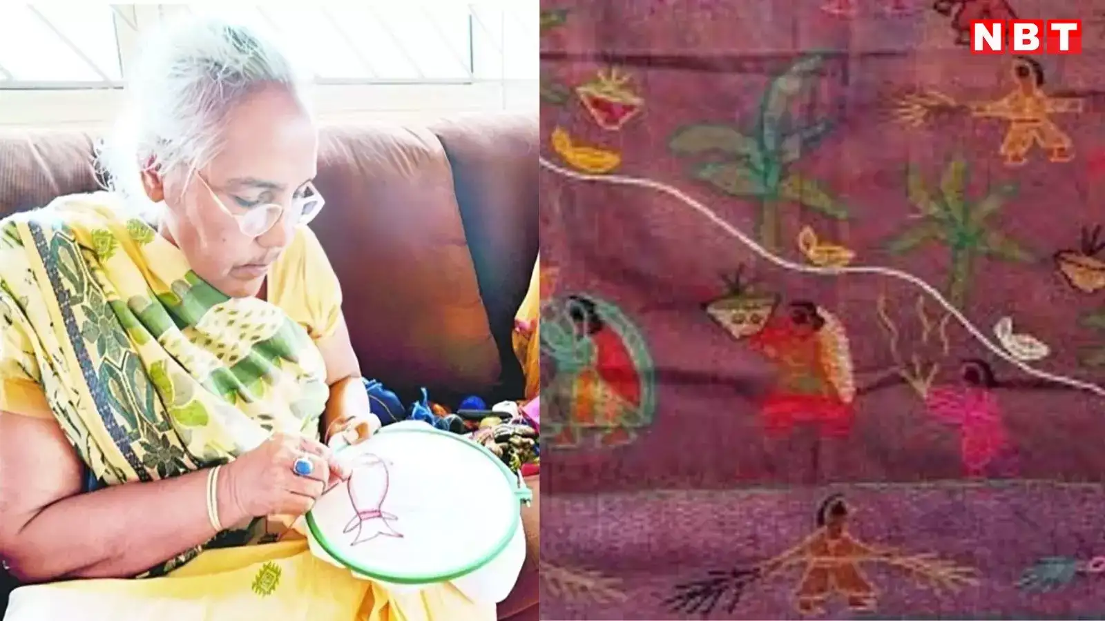 Nirmala Devi awarded Padma Shri: मुजफ्फरपुर की सुजनी कढ़ाई कलाकार निर्मला देवी को पद्मश्री ...