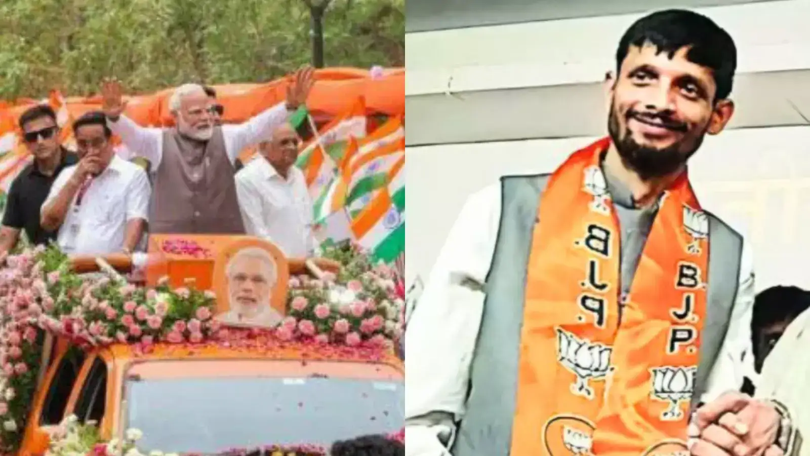 PM Modi in Bihar : बाहुबली सुनील पांडे के बेटे MLA विशाल प्रशांत ने ...