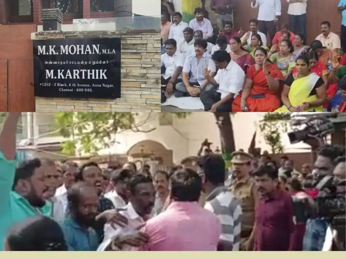 Anna Nagar Karthick,திமுக எம்.எல்.ஏ வீட்டில் ஐடி ரெய்டு: மத்திய அரசை ...