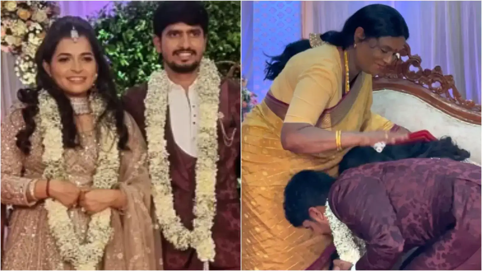 ಅಭಿಷೇಕ್‌ ಪೃಥ್ವಿ ಭಟ್‌ ಅದ್ದೂರಿ ಆರತಕ್ಷತೆ,ಲವ್ ಮ್ಯಾರೇಜ್ ವಿವಾದದ ಬೆನ್ನಲ್ಲೇ ಆರತಕ್ಷತೆಯಲ್ಲಿ ಮಿಂಚಿದ ಗಾಯಕಿ ...