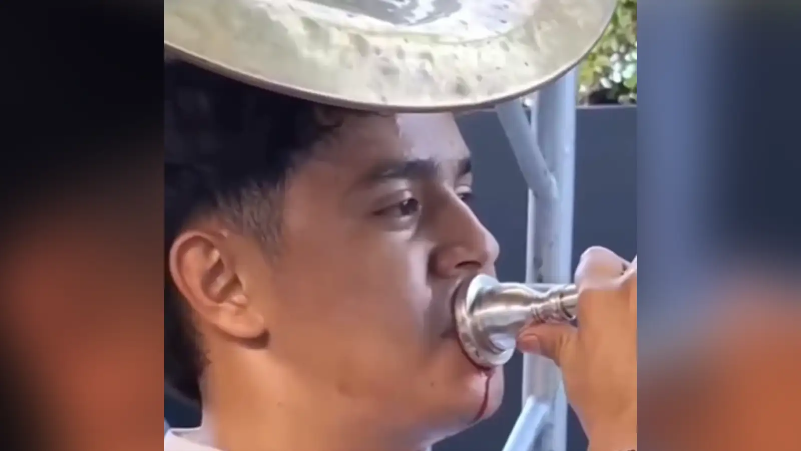 Man Playing Instrument While Bleeding Heartbreaking Video goes Viral ...