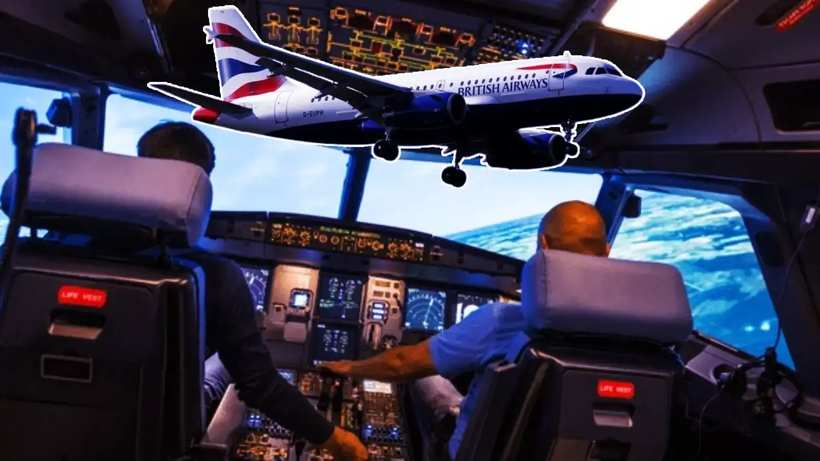 Pilot Leaves Cockpit Door Open Family,पायलट ने हवा में परिवार के लिए ...