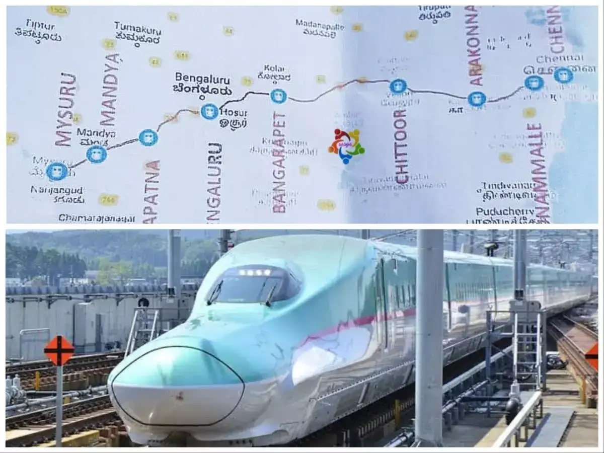 Chennai Bengaluru Mysuru Bullet train corridor survey work is started ...