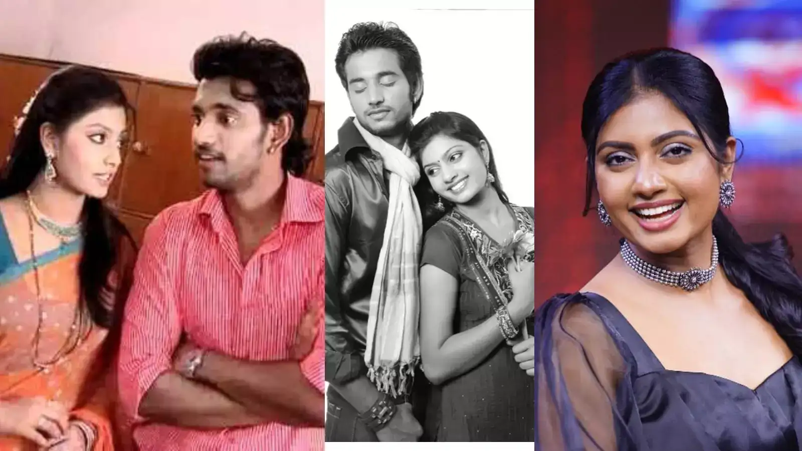 Kannada Serial Actress Anjana Celeb Couple Chandramouli And Wife