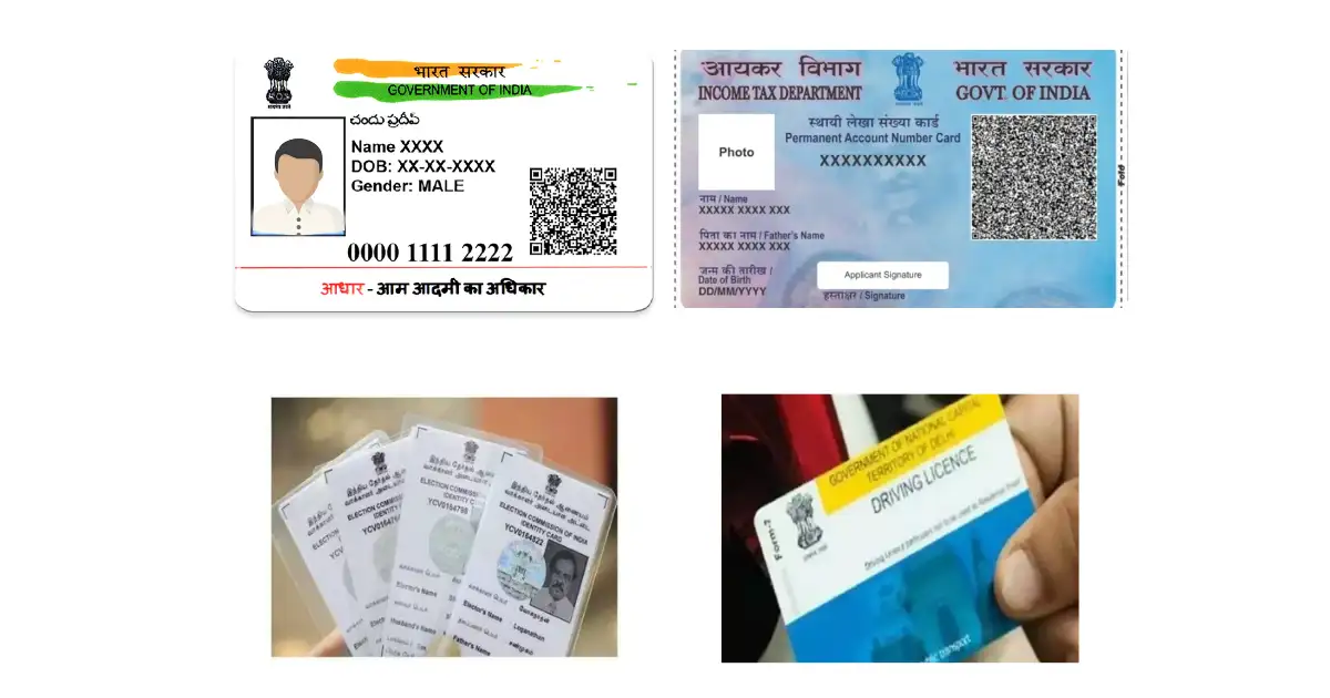 How To Apply Aadhaar Card Driving Licence Voter Id Pan Card Online At ...
