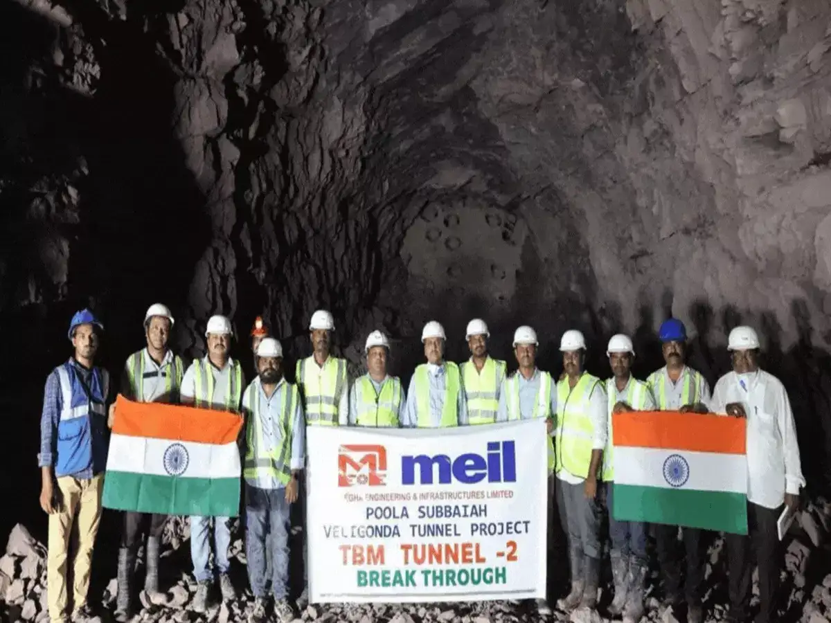 Veligonda Project Second Tunnel Breakthrough - ఆంధ్రప్రదేశ్‌లో అద్భుతం ...