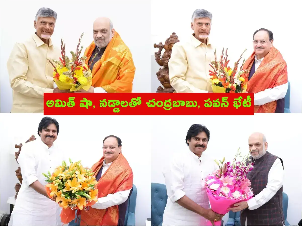 Chandrababu Meets Amit Shah Nadda,ఏపీలో పొత్తులు ఫిక్స్.. ఎన్డీఏలోకి టీడీపీ.. అదొక్కటే తేలాలి ...