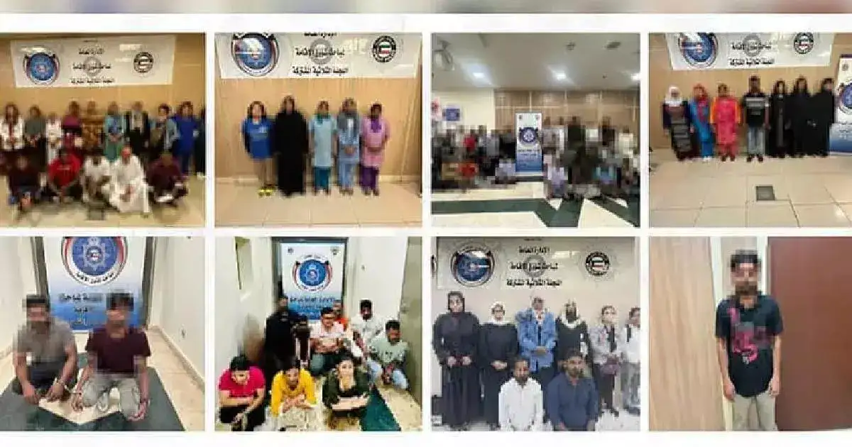 Kuwait Ministry Of Interior,കുവൈറ്റില്‍ 107 അനധികൃത പ്രവാസികള്‍ കൂടി ...
