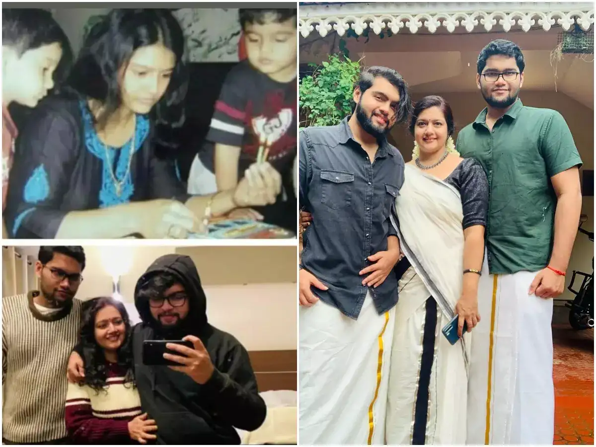 Gopi Sundar Son | Madhav Sundar Shared A New Pic With His Mother ...