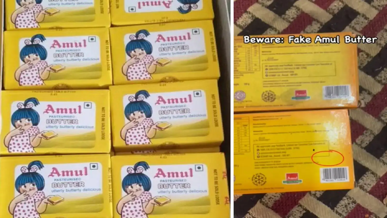 Viral Video,বাজার ছেয়ে গিয়েছে নকল আমূল বাটারে! ভাইরাল ভিডিয়ো ঘিরে ...