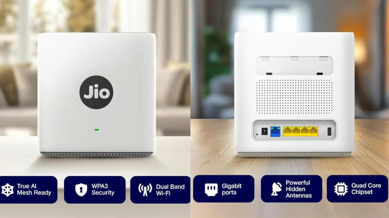 Jio Router,घर के हर कोने में आएगा धांसू इंटरनेट, Jio ने लॉन्‍च किया ...