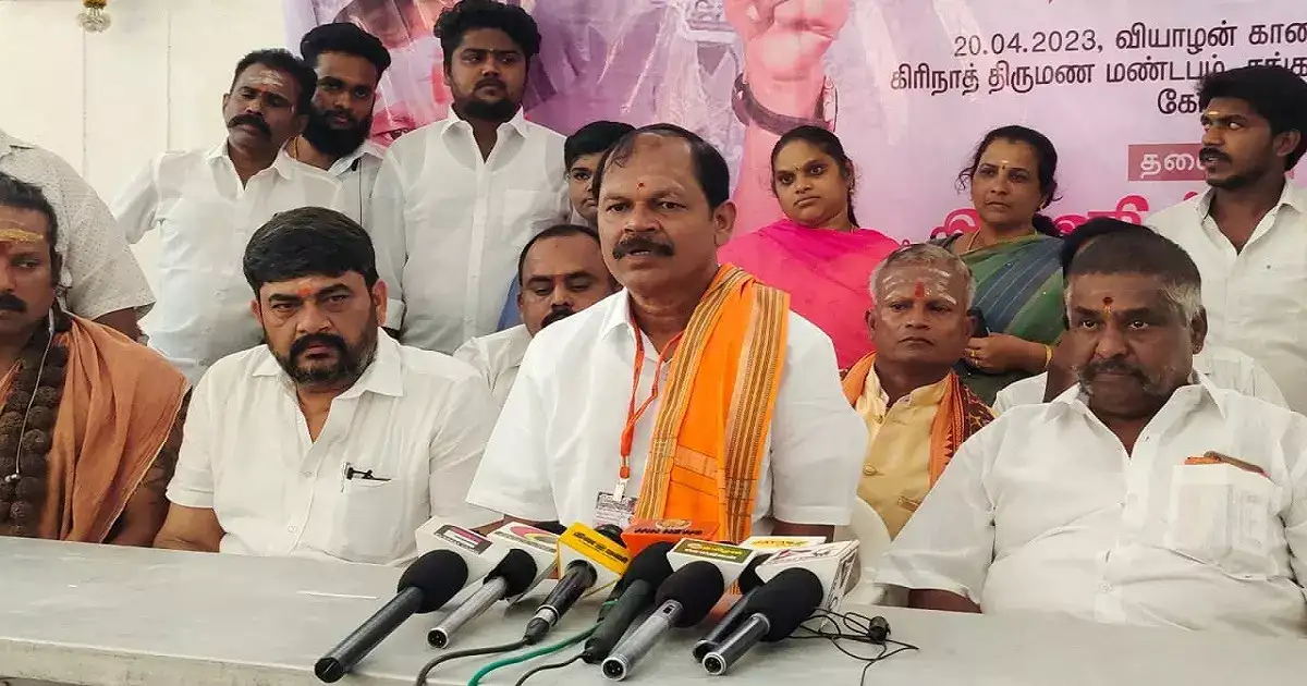 Arjun Sampath Press Meet In Coimbatore,தமிழ்நாட்டை மூன்று மாநிலங்களாக ...