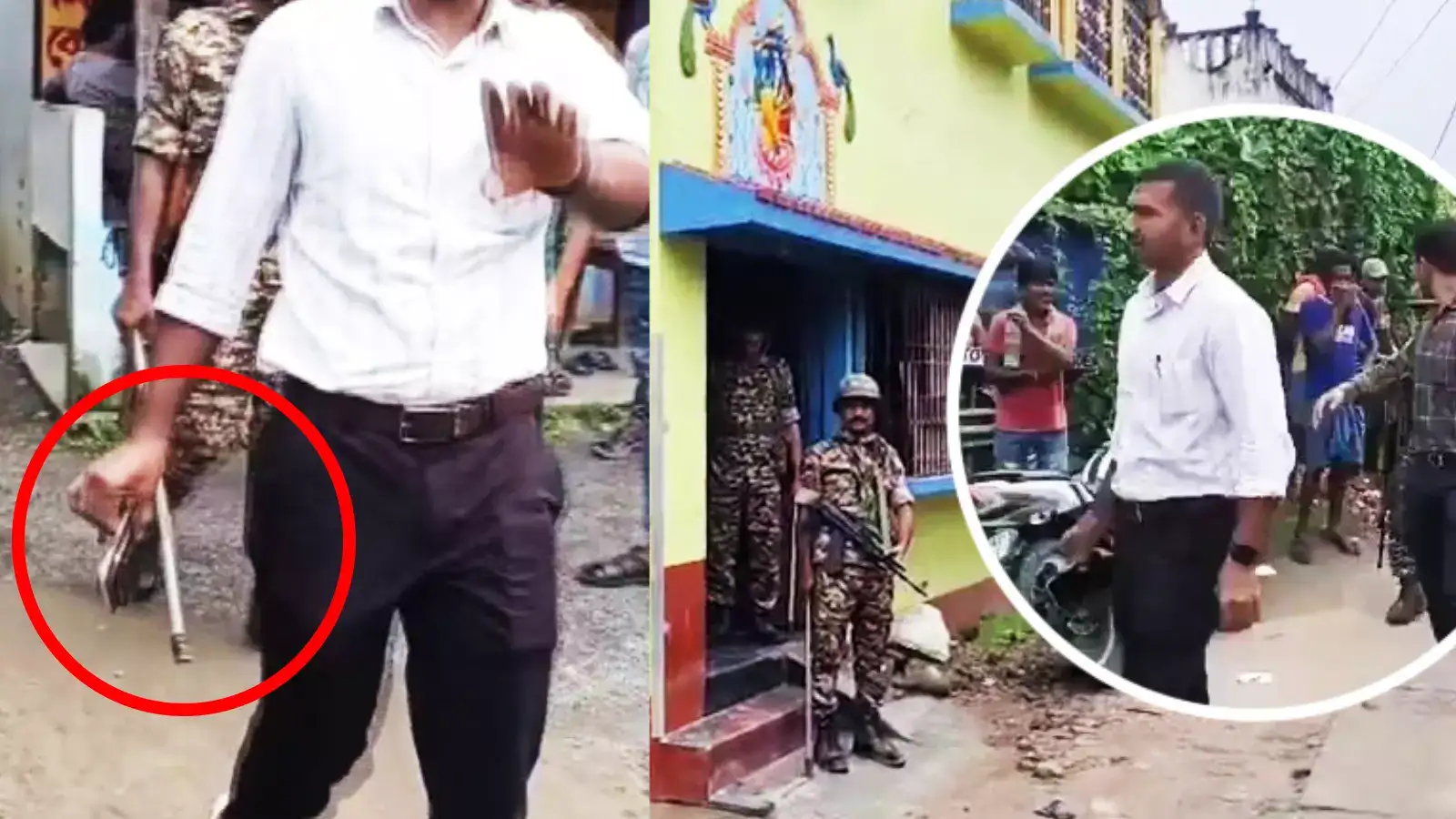 Tmc Mla Jiban Krishna Saha Raid,ED को देखते ही दीवार कूद भागे, झाड़ियों में फेंके मोबाइल, फिल्मी ...