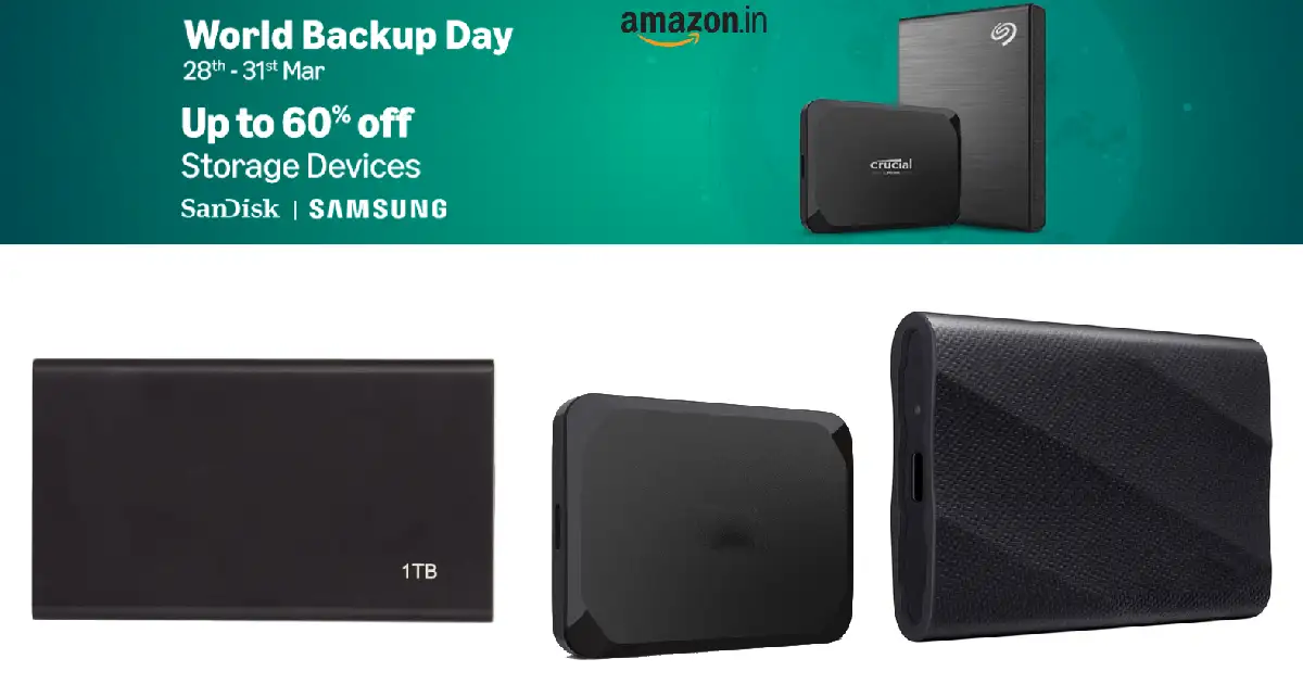 Portable Ssd Sale On Amazon,32% तक की छूट पर मिल रहे हैं यह बेस्ट ...
